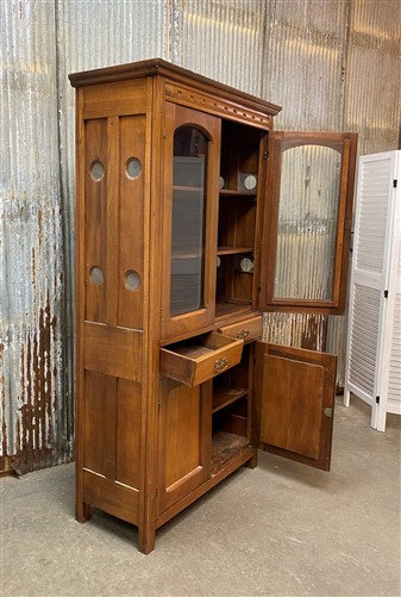 Vintage Pie Locker, Country Store Display Case Organizer, Display ...