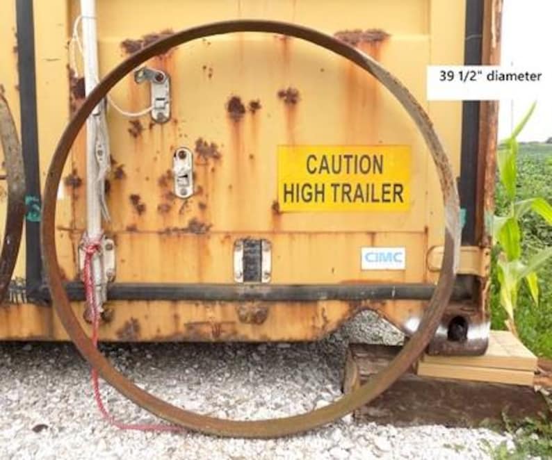 6 Cast Iron Implement Wheels, Wagon Wheel, Tractor Steel Rims ...