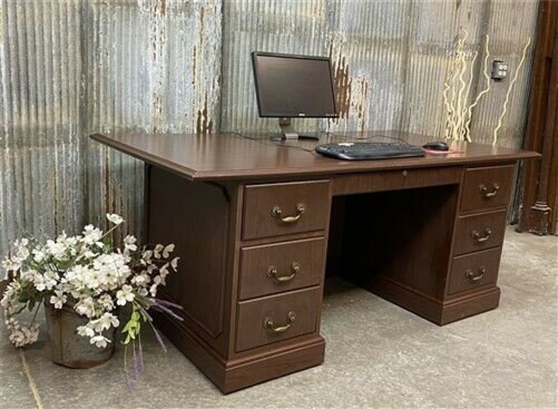 Executive Office Desk Library Desk Law Office Desk Home - Etsy