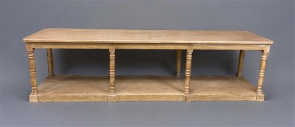 10' Kitchen Island, Store Counter, Display Table, Natural Harvest Table ...