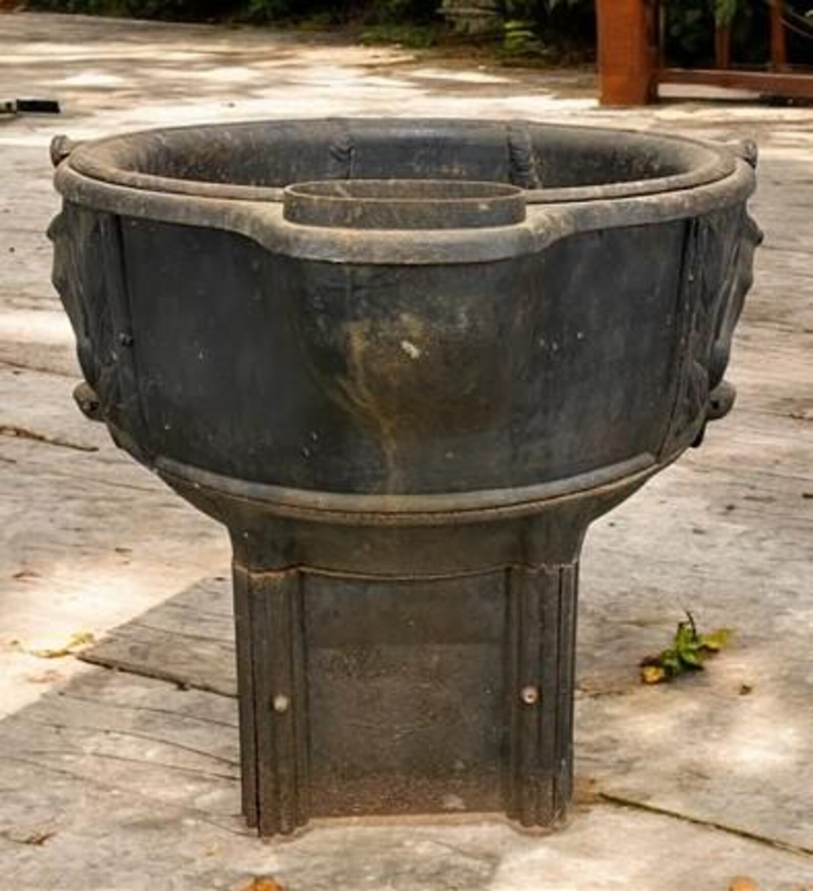 Kenwood Cast Iron Cauldron and Base, Rendering Cauldron, Scalding Pot ...