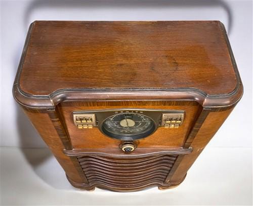 1940 Zenith Model 10S464 Radio, Vintage Floor Model, Wooden Cabinet ...