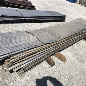Rustic Barn Tin, 1600 Sq Ft, Corrugated Metal, Reclaimed Salvage, 8'12 ...