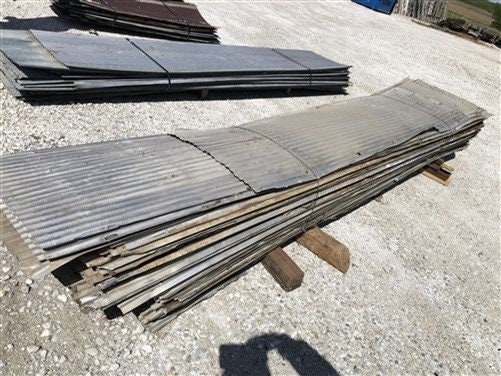 Rustic Barn Tin, 1600 Sq Ft, Corrugated Metal, Reclaimed Salvage, 8'12 ...