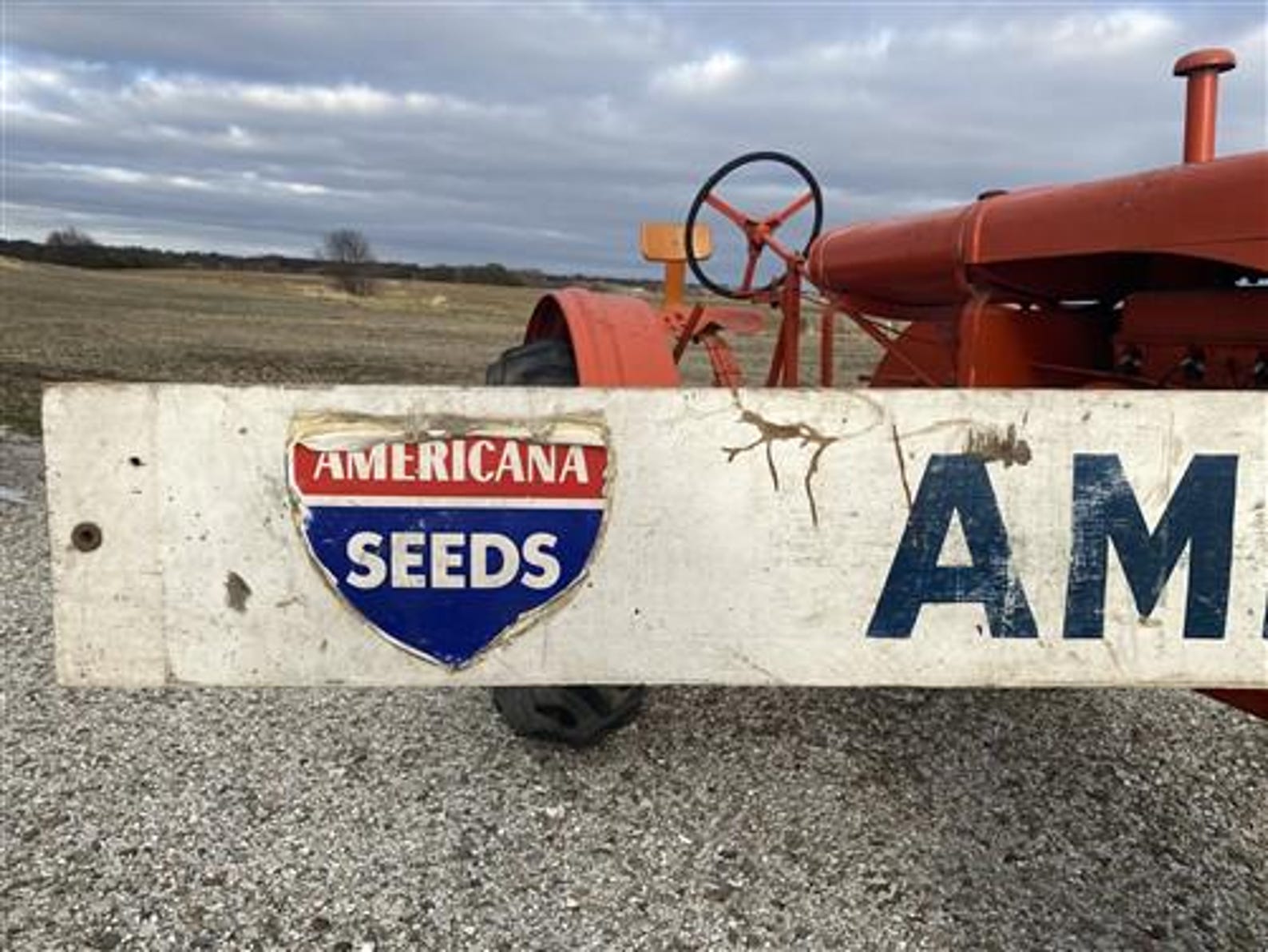 Americana Seed Sign, Vintage Wood Sign, American Barn Décor, Rustic ...