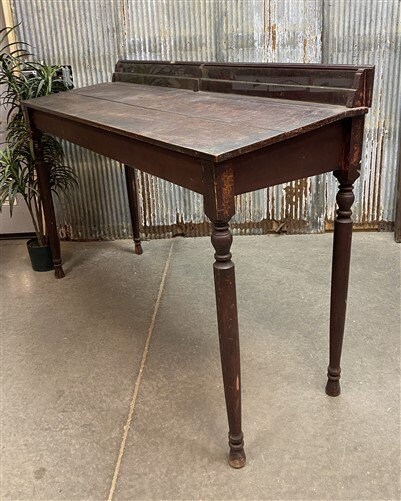Slant Front Table, Vintage Wood Desk, Home/office Desk Writing Table ...