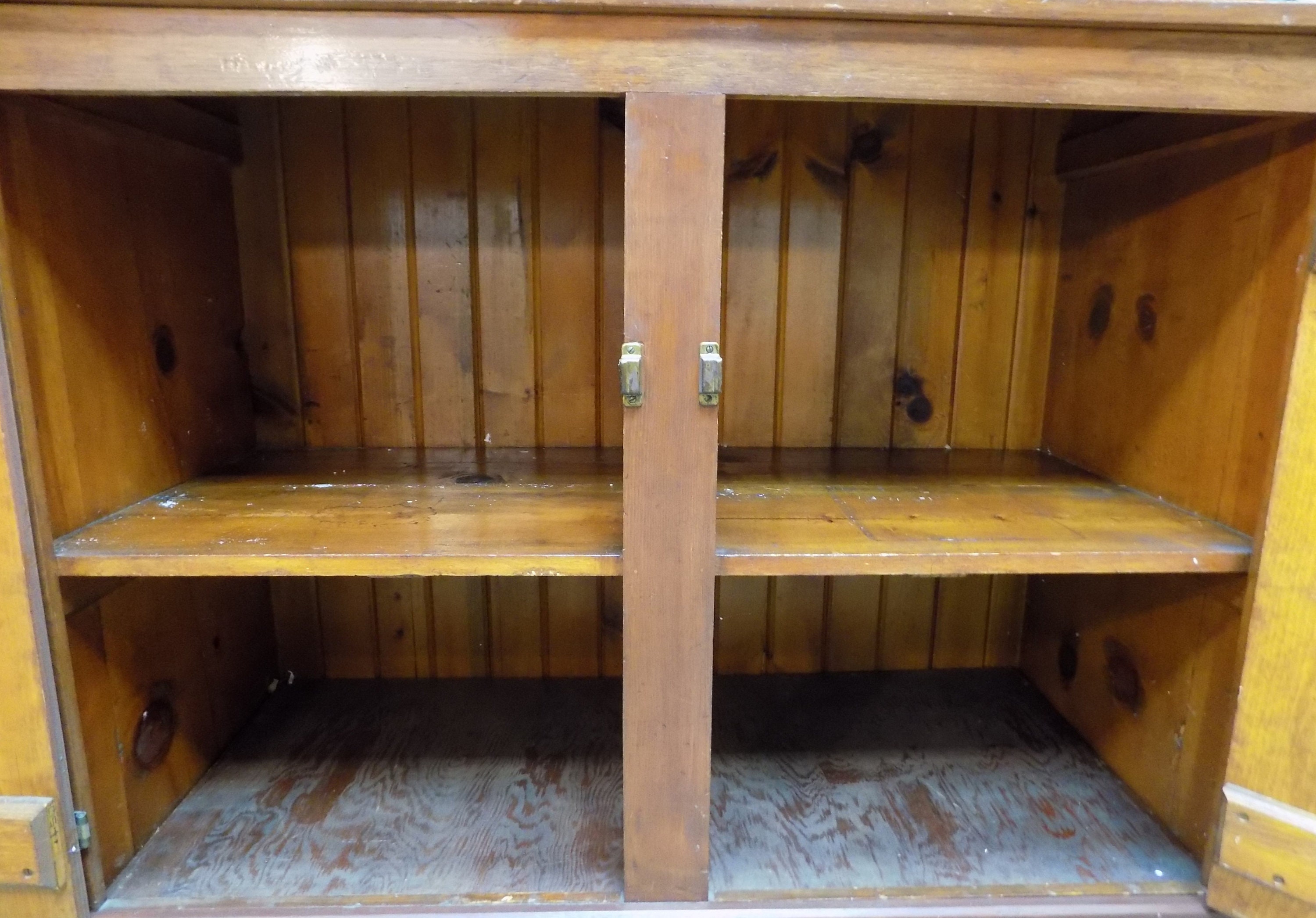 Vintage Store Display Counter, General Store Showcase, Wood Hardware ...