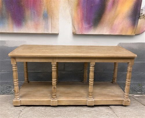 6' Kitchen Island, Store Counter, Display Table, Natural Harvest Table ...