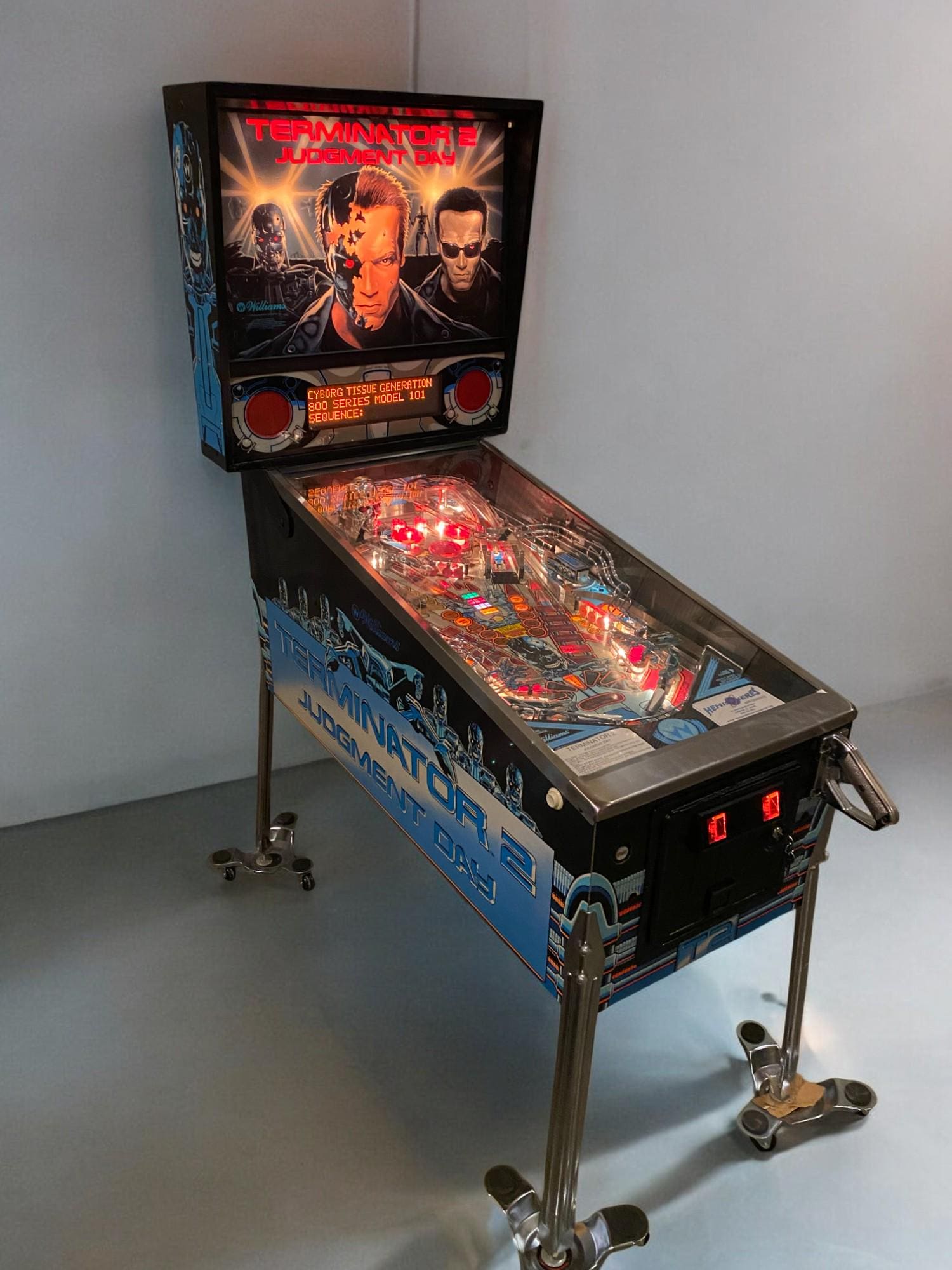 Williams Terminator 2 Judgement Day Pinball Machine, Vintage Arcade ...
