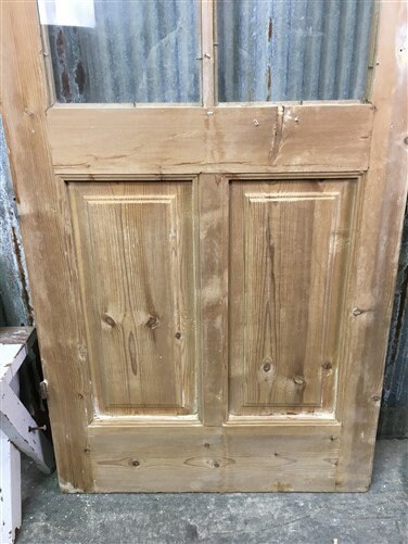6 Pane Antique French Door Single Door Glass Pane Door Etsy