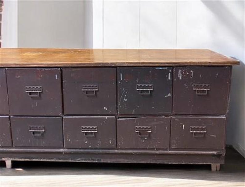 31 Drawer Store Counter, Vintage Store Cabinet, Grant's Drug Store ...