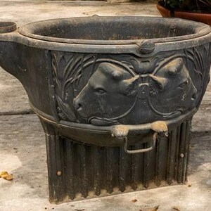 Kenwood Cast Iron Cauldron and Base, Rendering Cauldron, Scalding Pot ...
