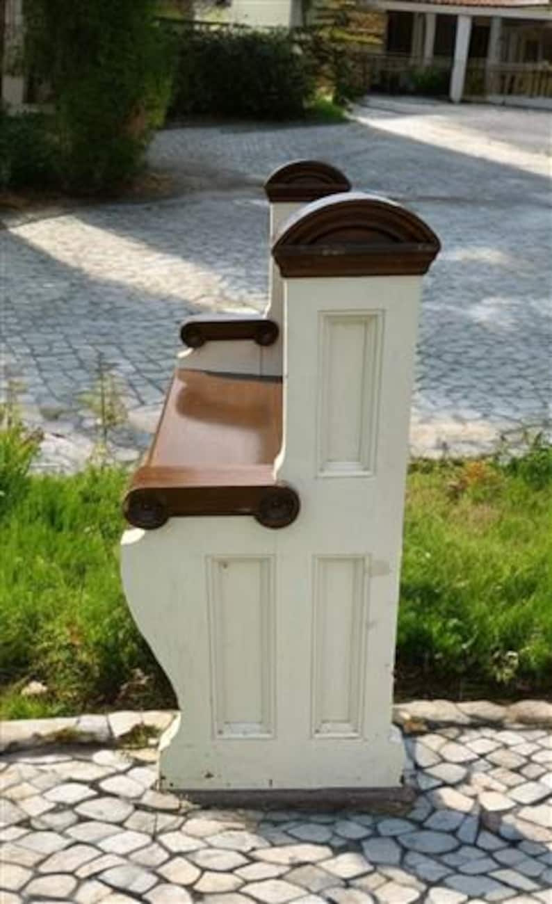 Vintage Wooden Church Pew, 3' 9" Porch Bench, Entry Foyer, Dining ...