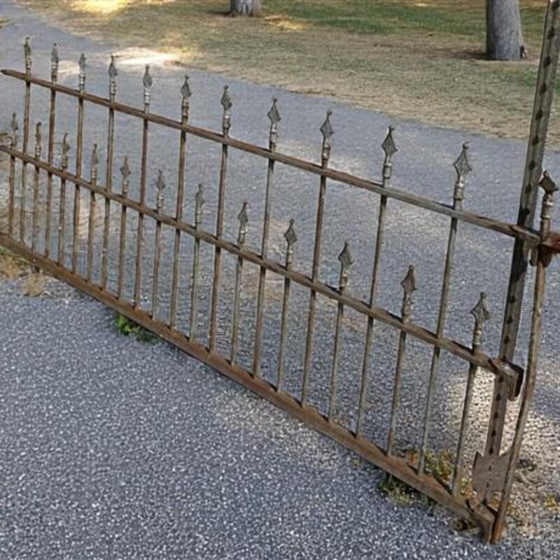 Wrought Iron Fence Panels - Etsy