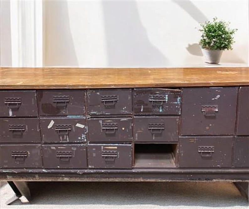 31 Drawer Store Counter, Vintage Store Cabinet, Grant's Drug Store ...