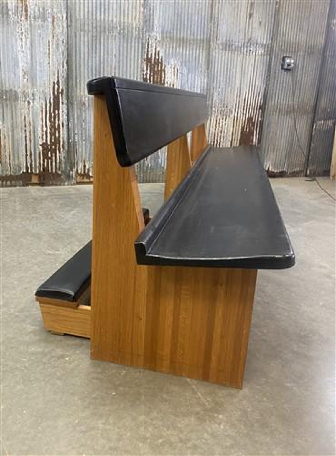 8' Church Pew With Kneeler, Entryway Furniture, Porch Bench, Dining ...