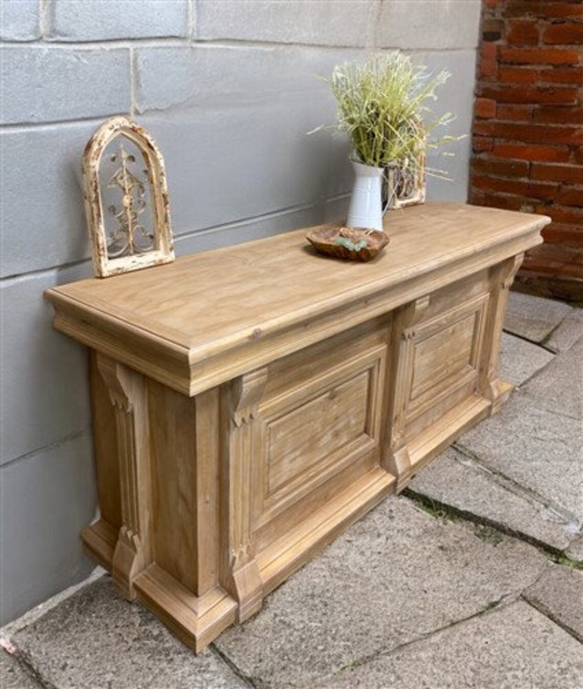 7' Store Counter, Kitchen Island, Display Table, Tavern Front Bar ...