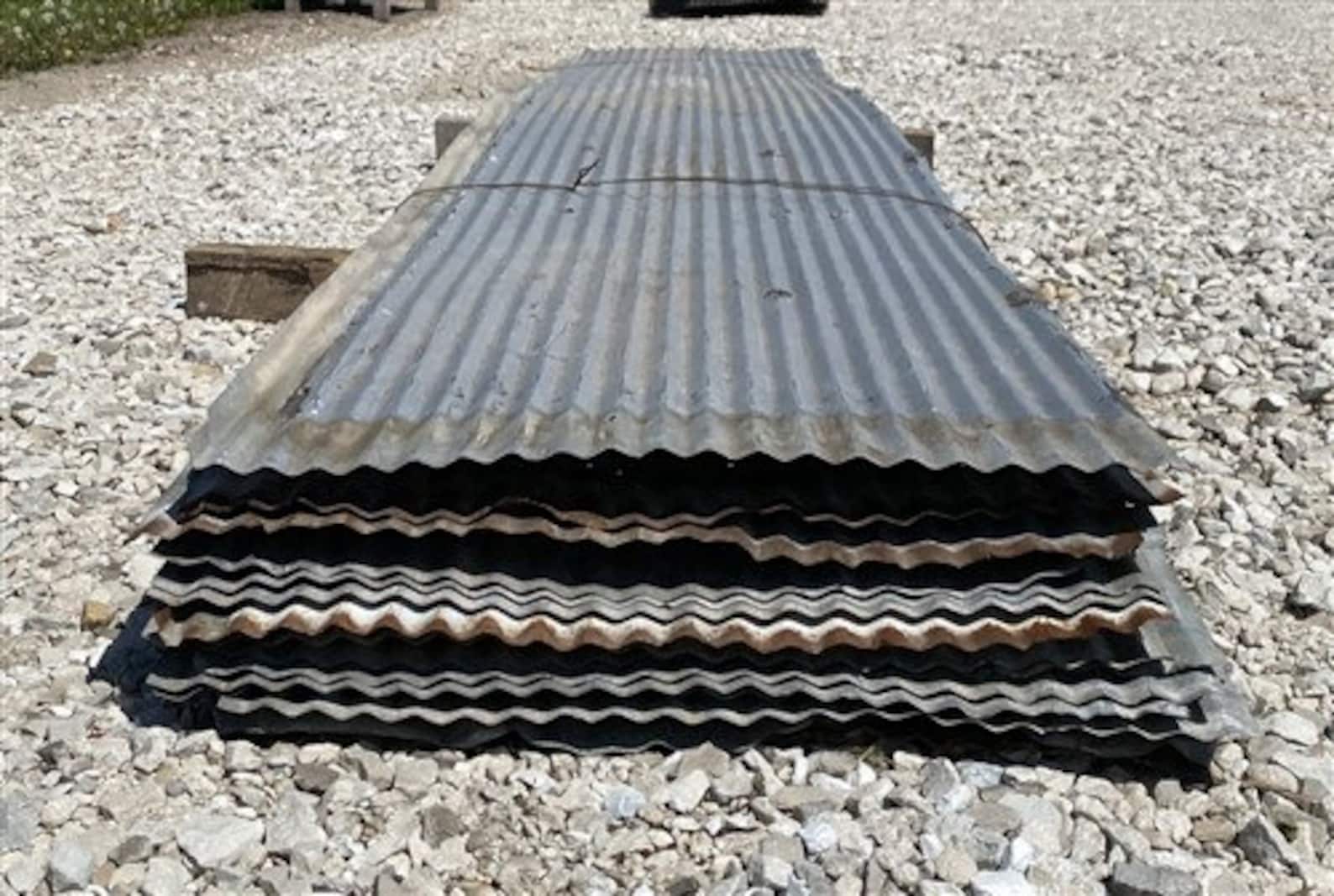 16 Sheets Barn Tin, Corrugated Metal Reclaimed Salvage, 12' Long 384 Sq ...