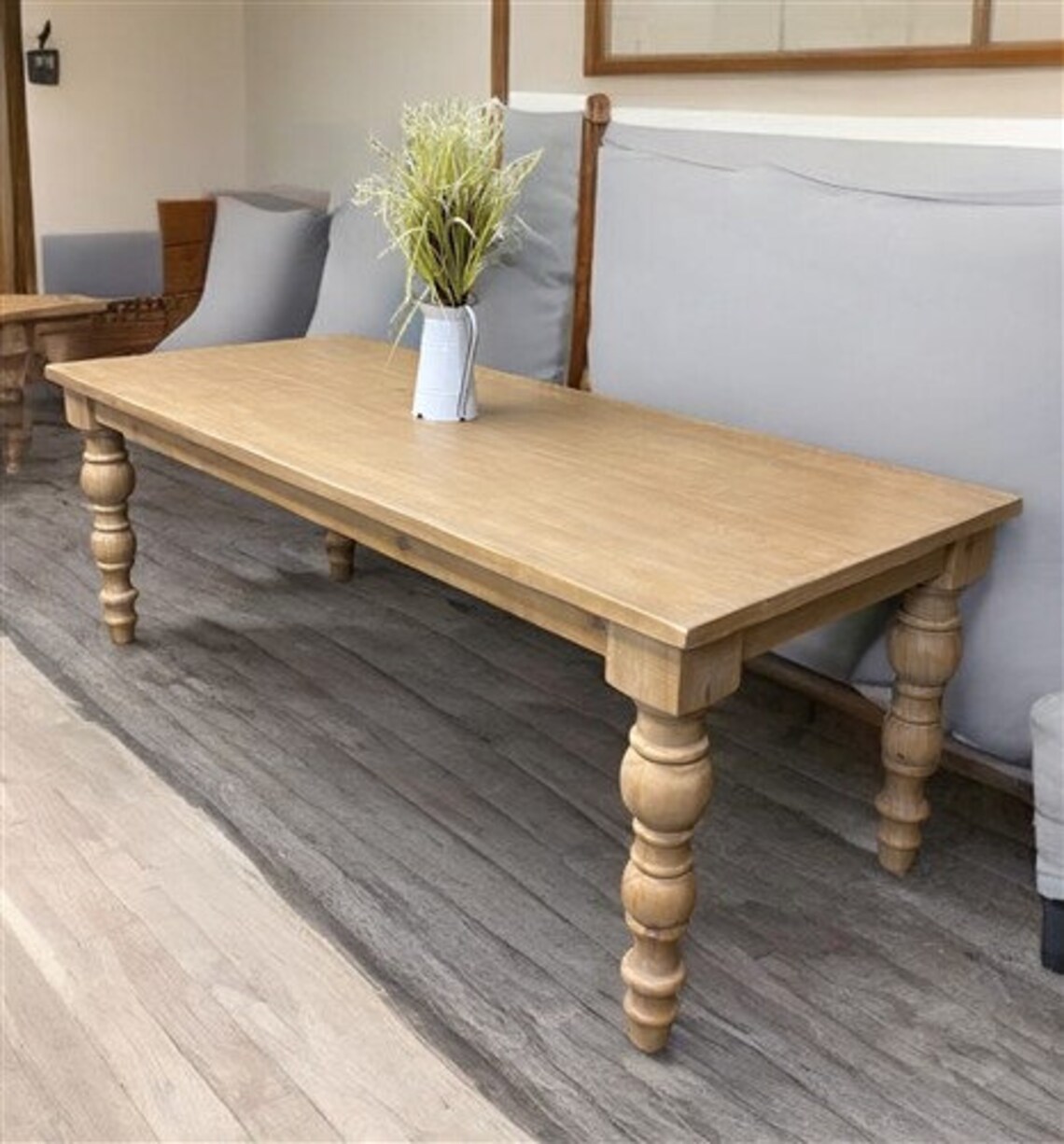 7' Harvest Table, Dining Table, Farmhouse Table, Kitchen Island ...