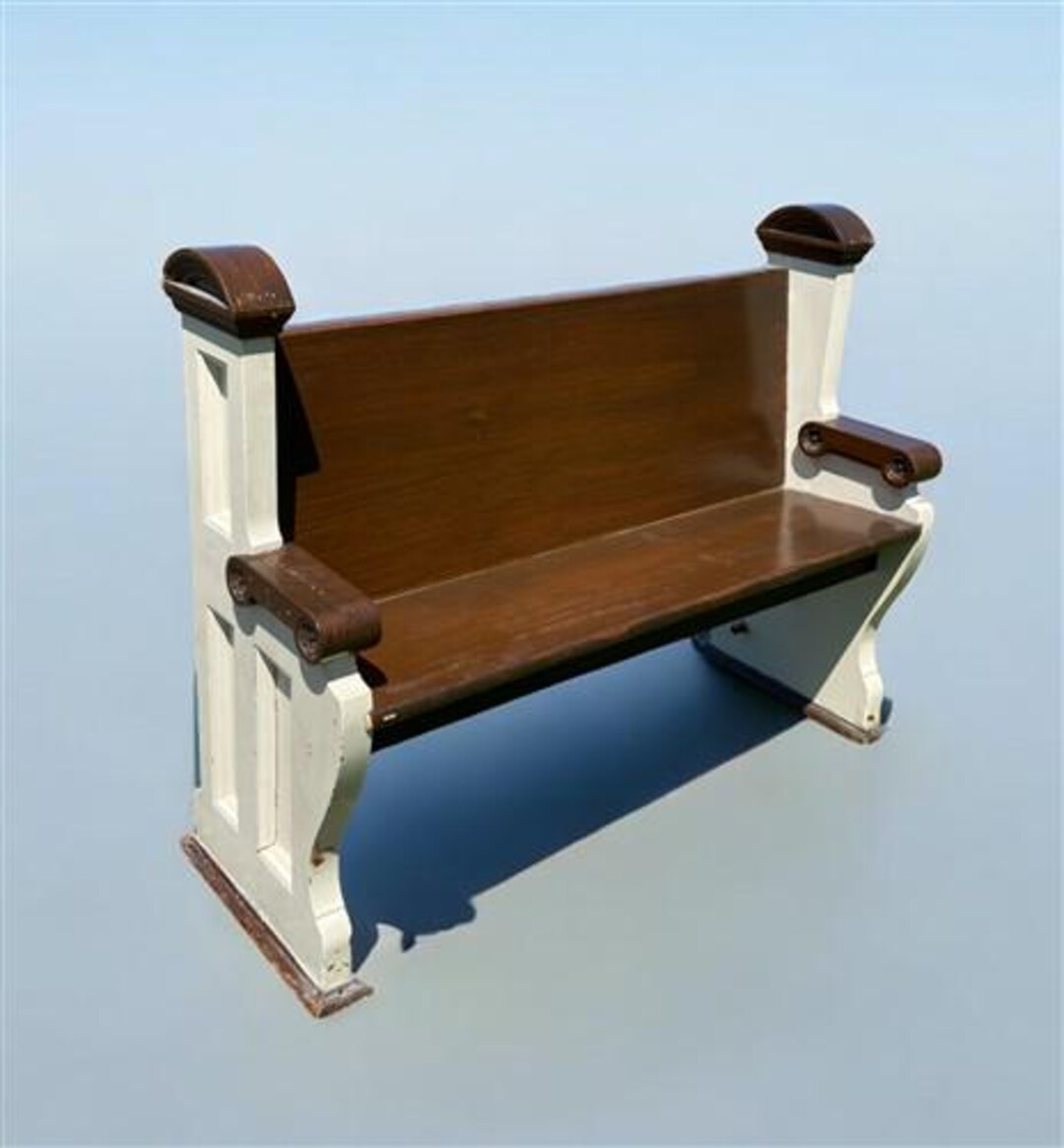 Vintage Wooden Church Pew, Porch Bench, Entry Foyer Bench, Dining ...