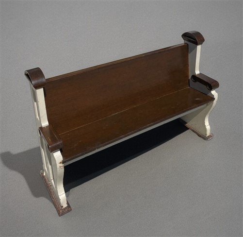 Vintage Wooden Church Pew, 4' 6 Porch Bench, Entry Foyer, Dining ...