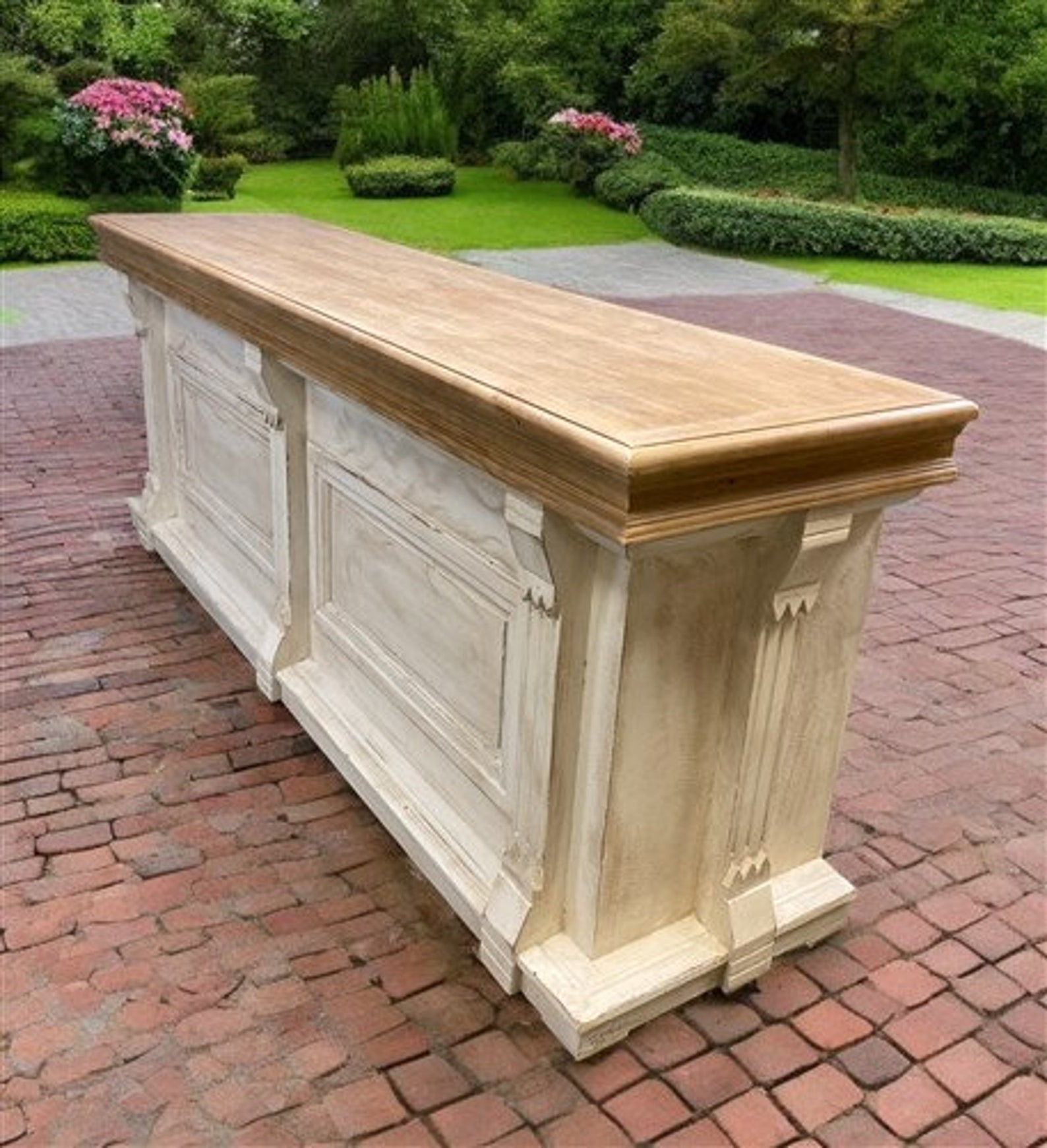 8' Store Counter, Kitchen Island, Display Table, Tavern Front Bar ...