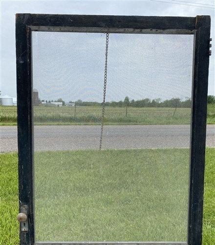 Wood Screen Porch Door, 42.5x78.25, Vintage Black Screen Door, Exterior ...