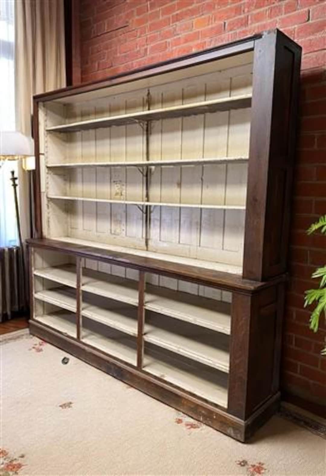 Vintage General Store Display Cabinet, Apothecary Pharmacy Cabinet ...