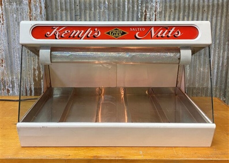 Vintage Kemp Nuts Lighted Sign Countertop Warmer Nut - Etsy