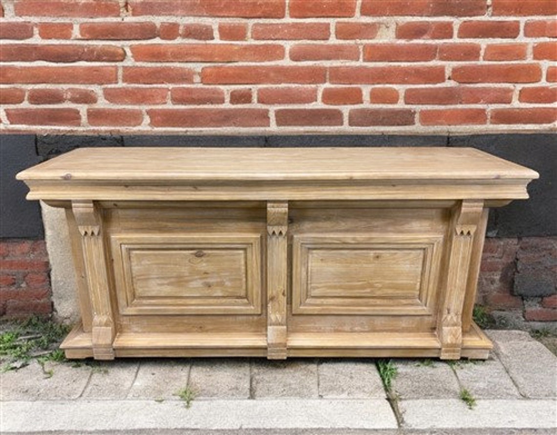 7' Store Counter, Kitchen Island, Display Table, Tavern Front Bar ...