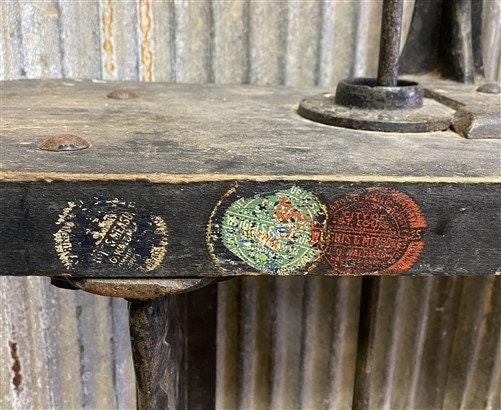 Vintage Howe Platform Scale, Industrial Scale, Early 1900s Cast Iron ...