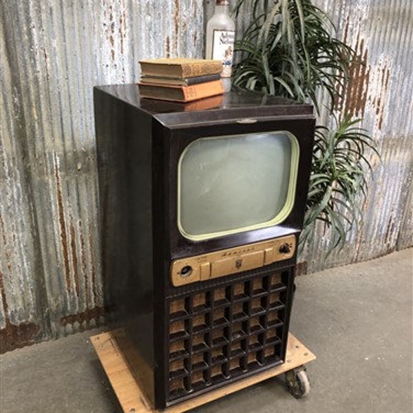 Floor Model Vintage Tv - Etsy