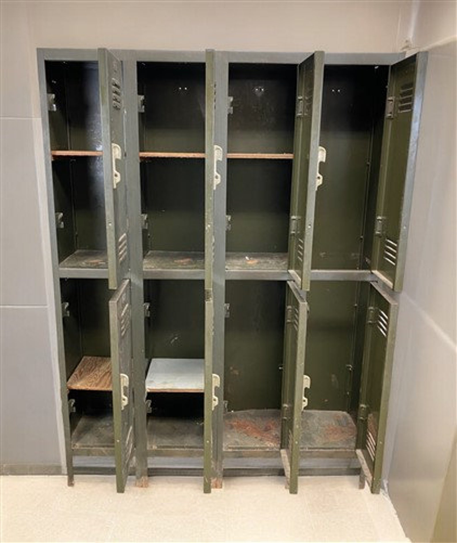 Gym Locker 8 Door, Lyon Metal Products, School Office, Industrial Age ...