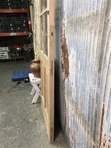 6 Pane Antique French Door Single Door Glass Pane Door Etsy