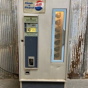 Vintage Electric Pepsi Cola Bottle Machine, Pepsi Cola Cooler, Soda ...