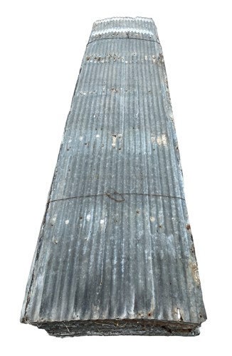 86 Sheets Barn Tin, Corrugated Metal Reclaimed Salvage, 10' Long 1720 ...