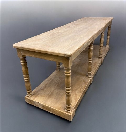 8' Kitchen Island, Store Counter, Display Table, Natural Harvest Table ...