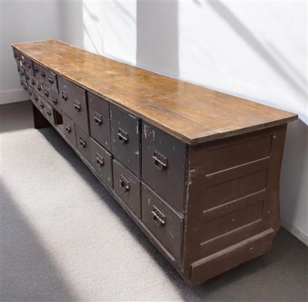 31 Drawer Store Counter, Vintage Store Cabinet, Grant's Drug Store ...