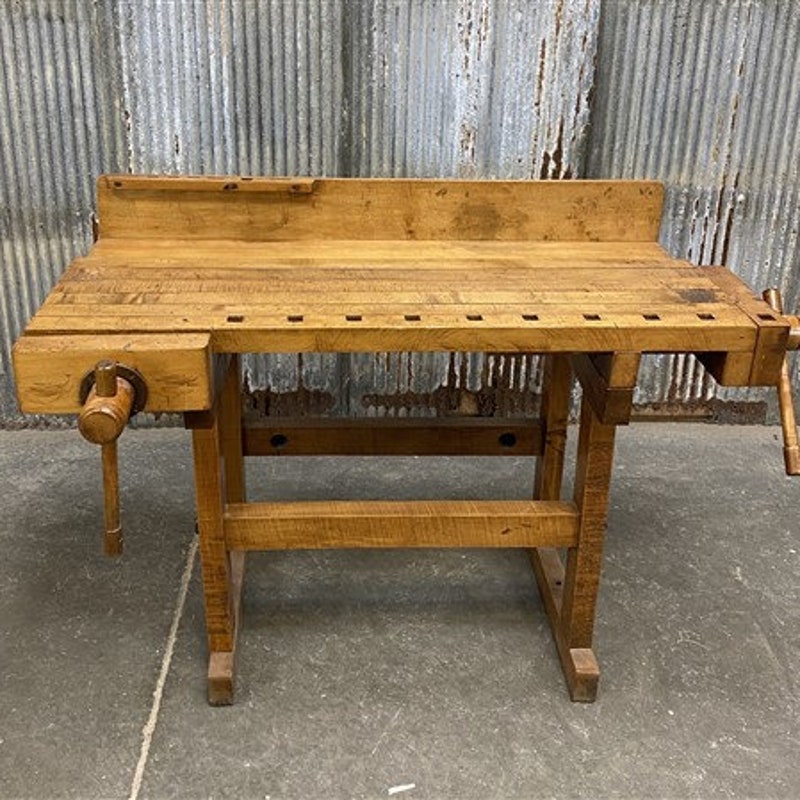 Antique Workbench - Etsy