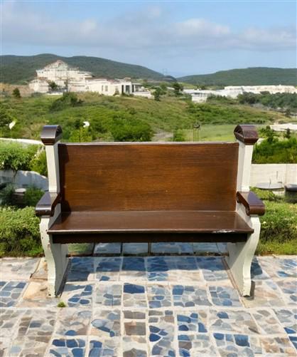 Vintage Wooden Church Pew, 3' 9" Porch Bench, Entry Foyer, Dining ...