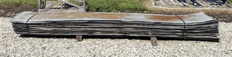 64 Sheets Barn Tin, Corrugated Metal Reclaimed Salvage, 12' Long 1536 ...