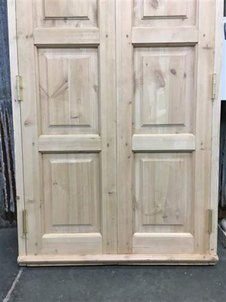 Arched French Double Door (36x80) Panel Doors, European Styled Doors W ...