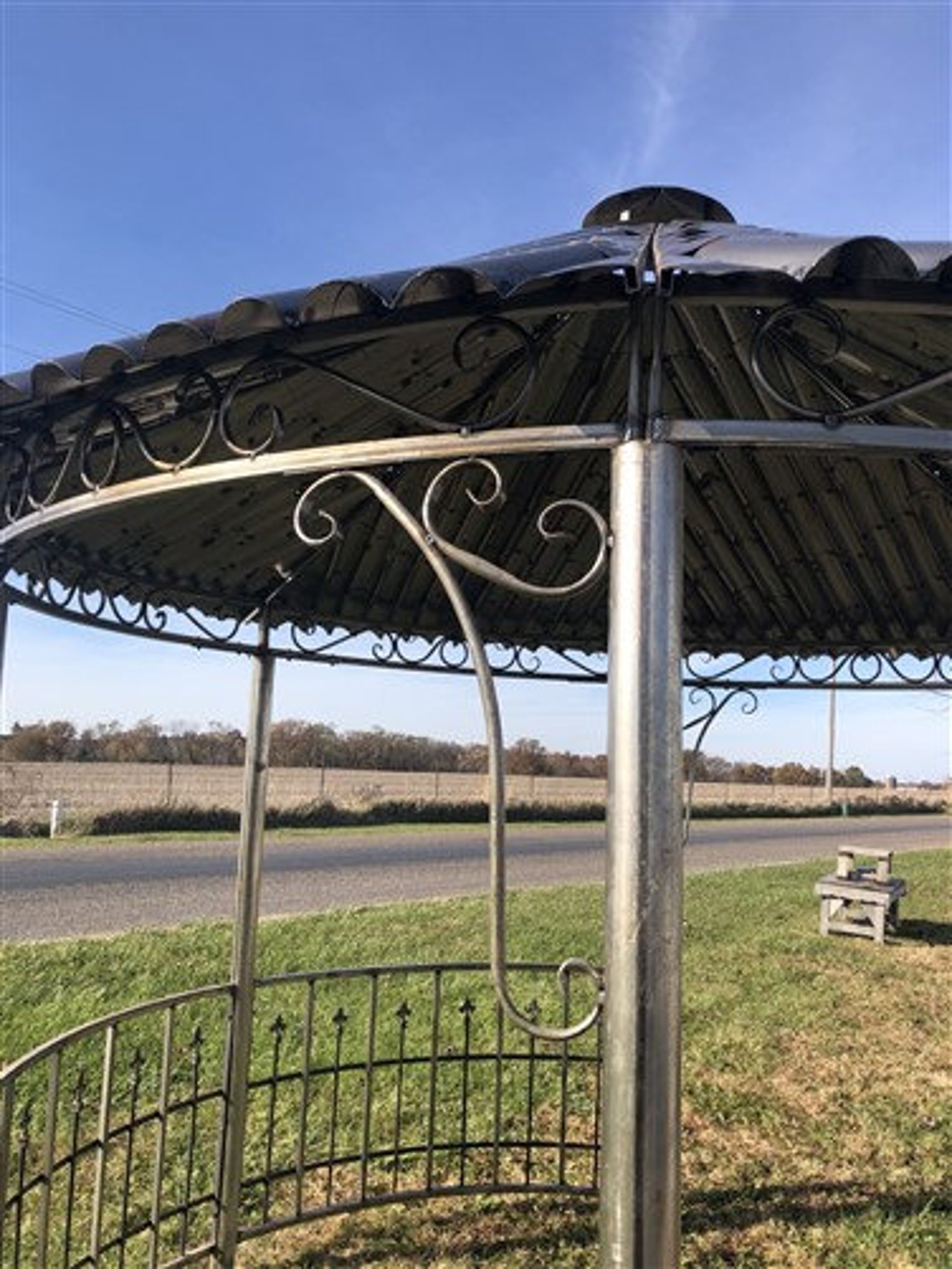 Metal Roof Gazebo Backyard Gazebo Metal Pergola Outdoor - Etsy