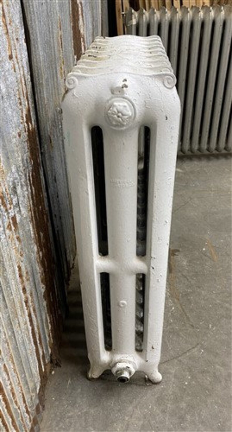 Cast Iron Radiator Heater, Vintage Radiator, American Radiator Co, 9 ...