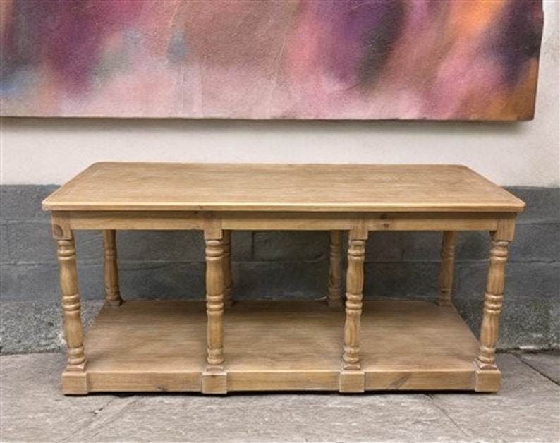 6' Kitchen Island, Store Counter, Display Table, Natural Harvest Table ...