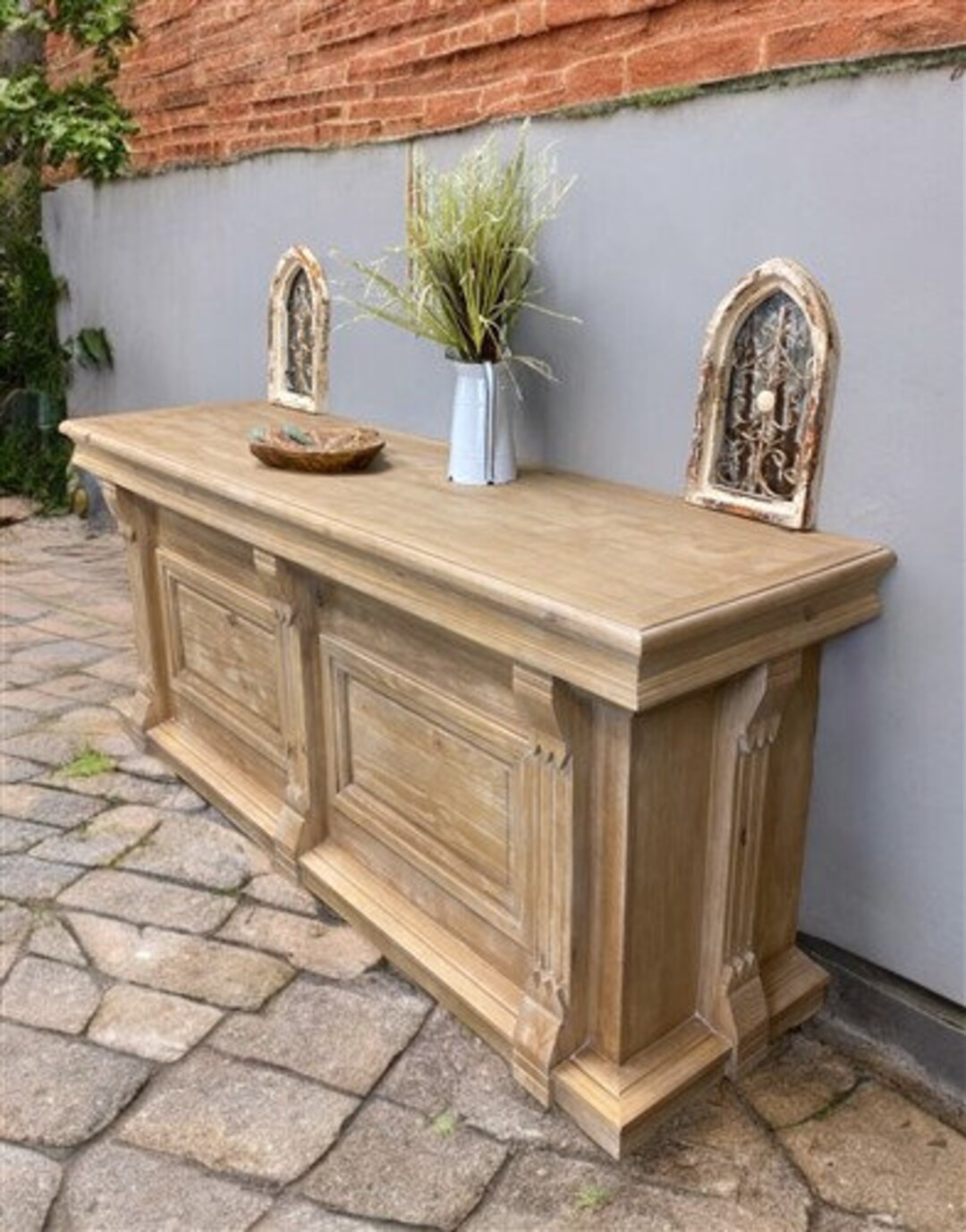 7' Store Counter, Kitchen Island, Display Table, Tavern Front Bar ...