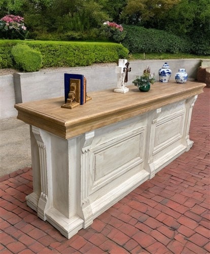 8' Store Counter, Kitchen Island, Display Table, Tavern Front Bar ...