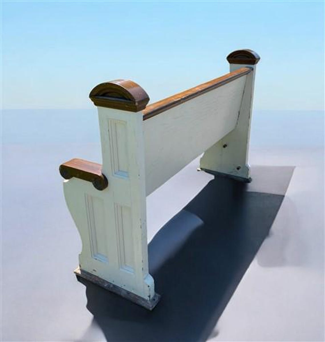 Vintage Wooden Church Pew, Porch Bench, Entry Foyer Bench, Dining ...