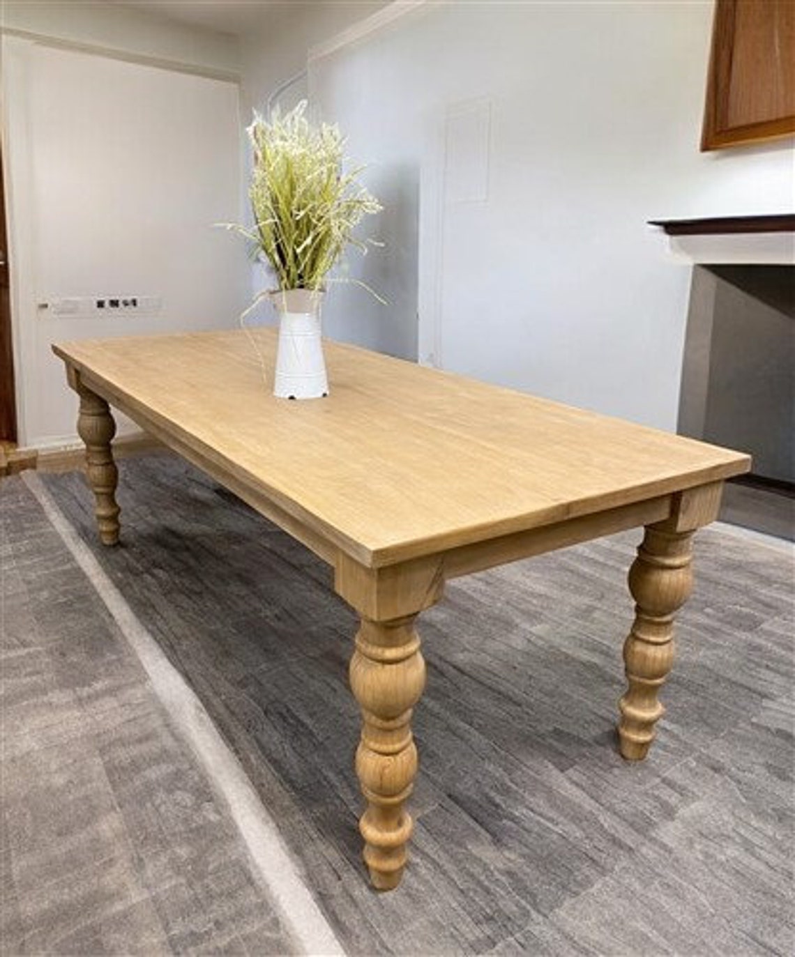 7' Harvest Table, Dining Table, Farmhouse Table, Kitchen Island ...