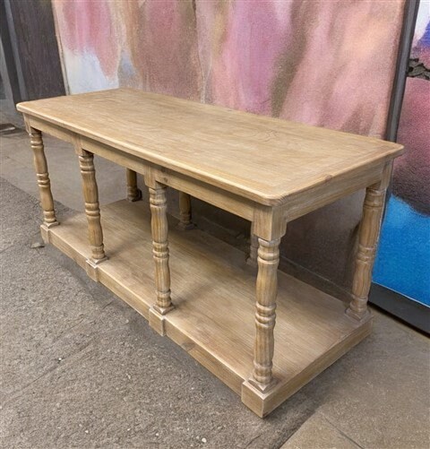 6' Kitchen Island, Store Counter, Display Table, Natural Harvest Table ...